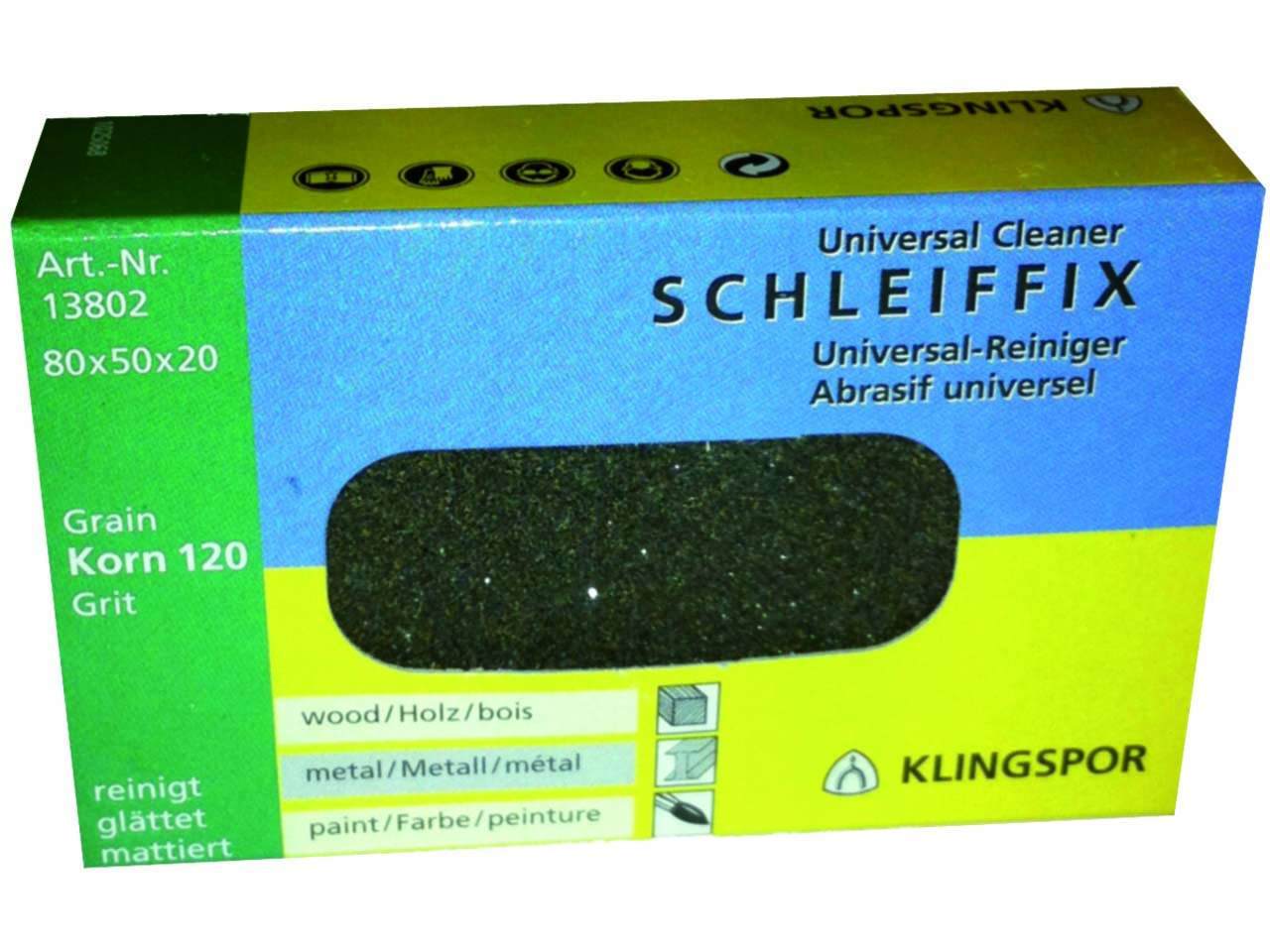 Gomme de polissage bijoutier, grain 120, 80 x 50 x 20 mm, Schleiffix ...