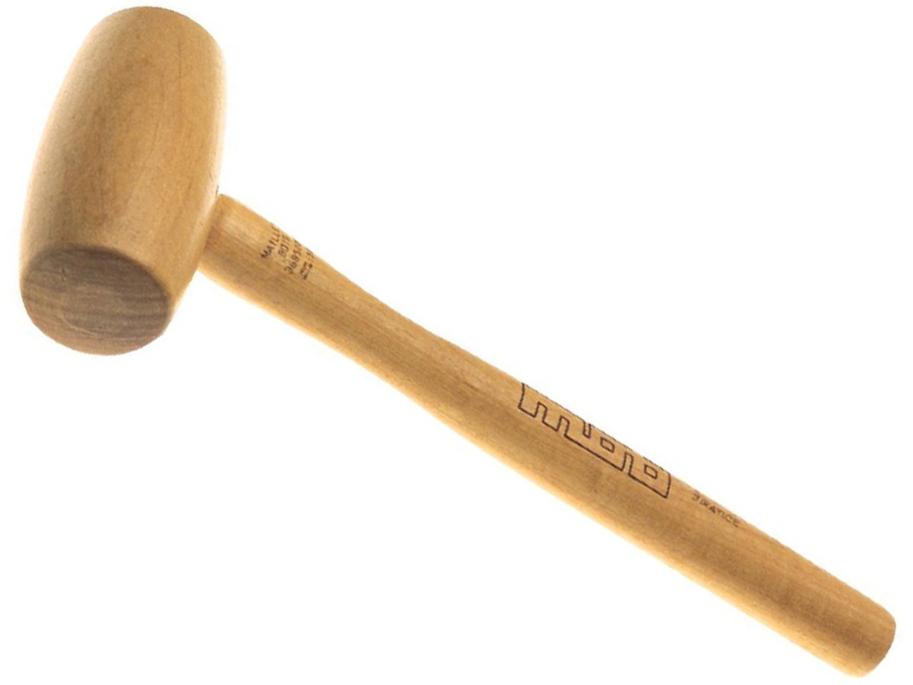 Maillet en bois Ayous, forme tonneau, 50 mm | Cookson-CLAL