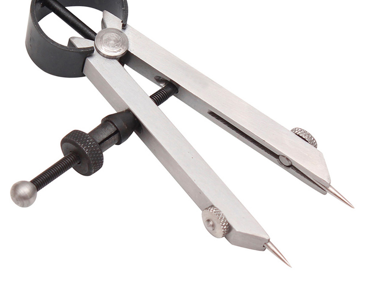 Compas de bijoutier droit à serrage rapide, pointes amovibles, 8 cm ...