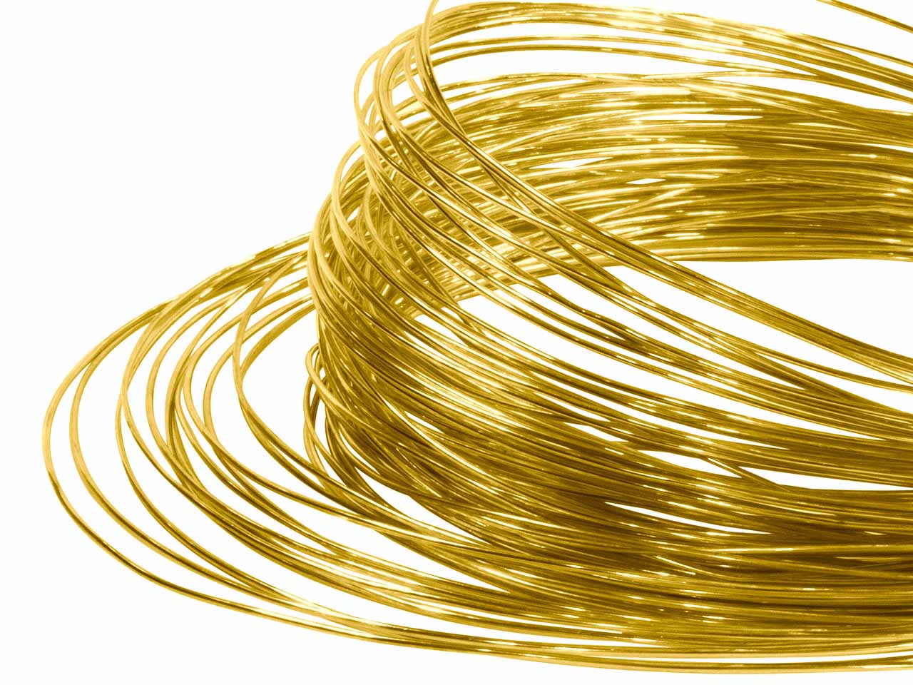 Fil rond Or jaune 18k 3N recuit, 1,00 mm | Cookson-CLAL
